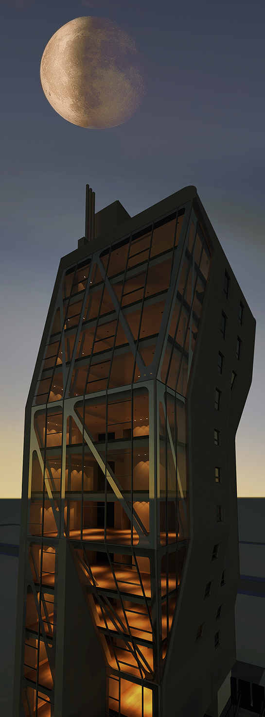 The Architect and The Mouse – Original – Marc Rousseau, Architect